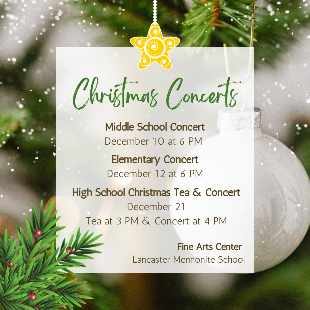 LM Christmas Concerts 2024 - Lancaster Mennonite